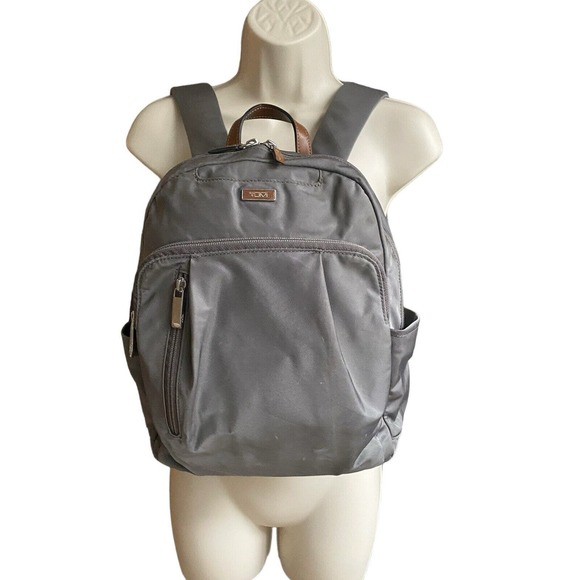 Tumi | Bags | Tumi Gray Nylon Voyager Backpackexterior Interior ...